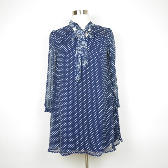 11-1-TYLHO | Dresses | 11 Tylho Anthropologie Womens Xxsp Blue White ...
